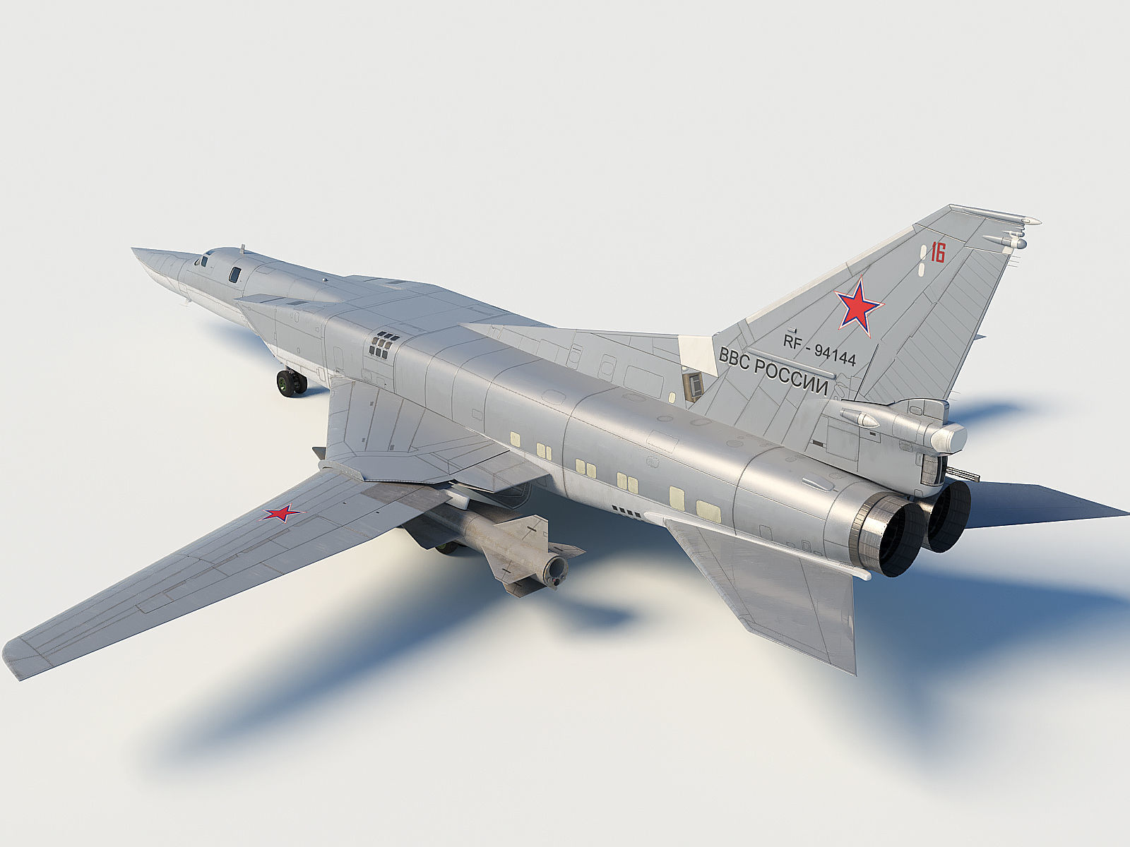 Tupolev Tu-22 M3 Backfire 3D model | CGTrader