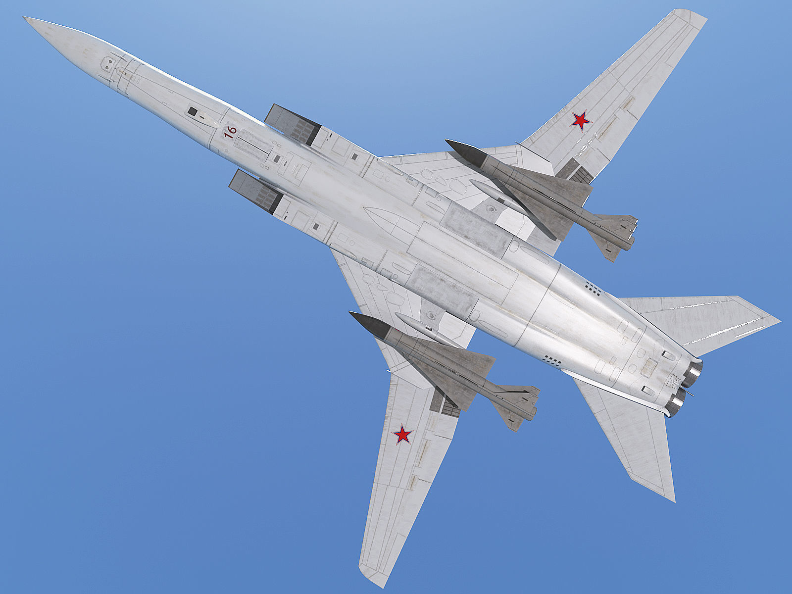 Tupolev Tu-22 M3 Backfire 3D model | CGTrader