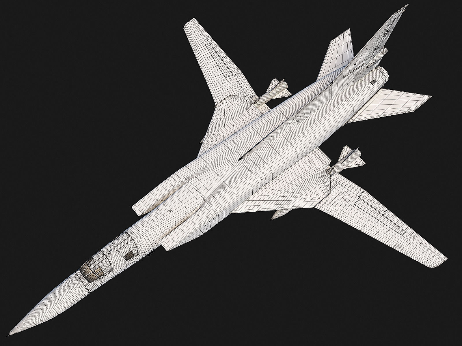 Tupolev Tu 22 M3 Backfire 3d Model Cgtrader