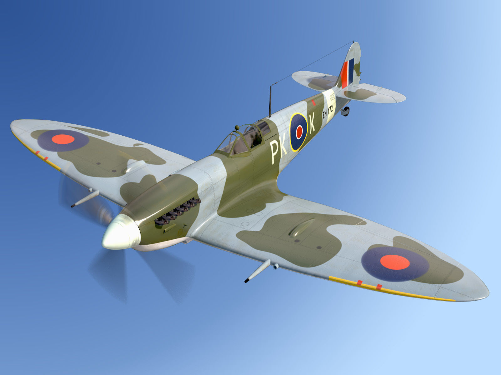 Supermarine Spitfire 3D model | CGTrader