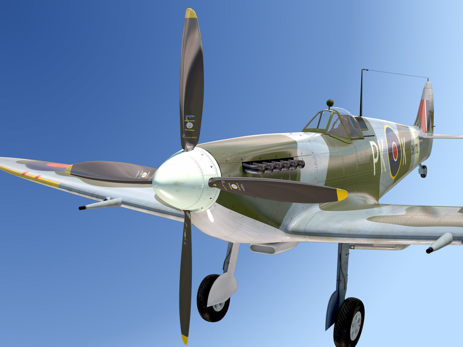 Supermarine Spitfire 3D model | CGTrader