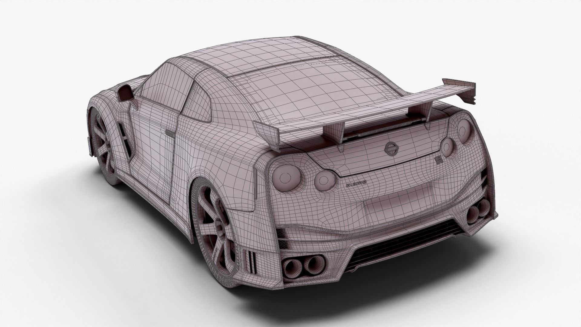 Nissan GT-R Nismo 3D model rigged | CGTrader