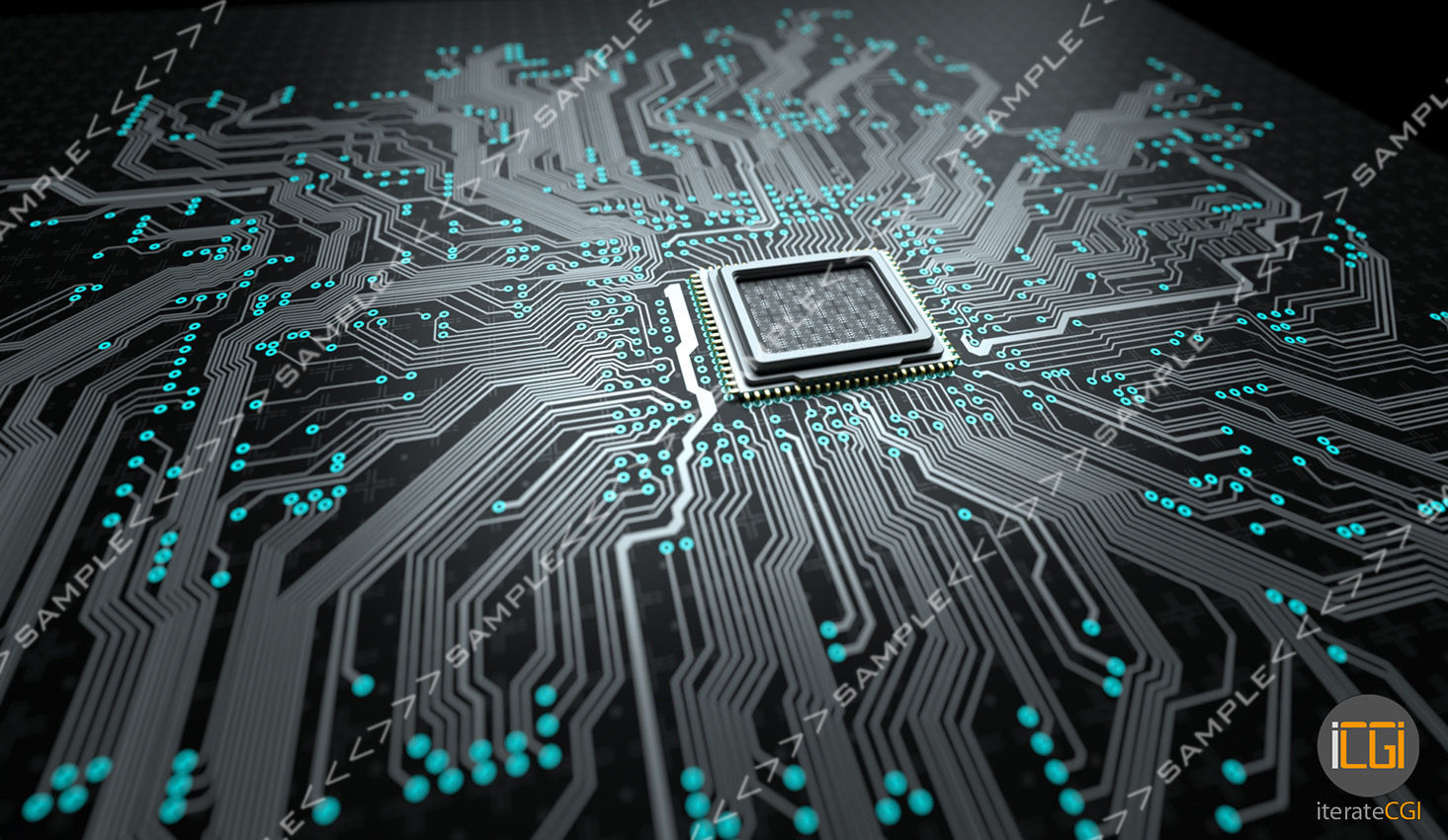 Quantum processor 3D model | CGTrader