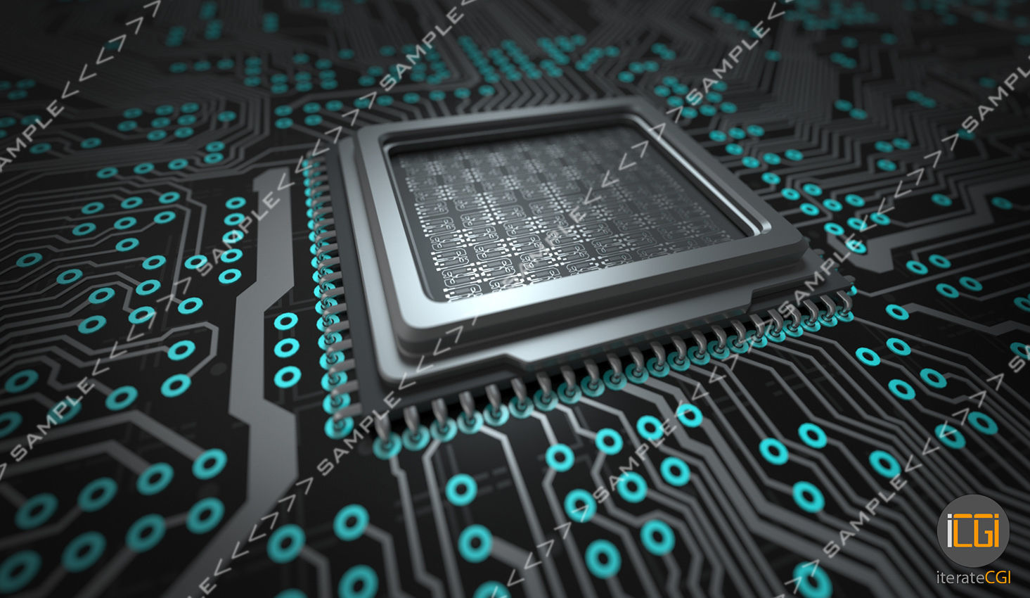 Quantum processor 3D model | CGTrader
