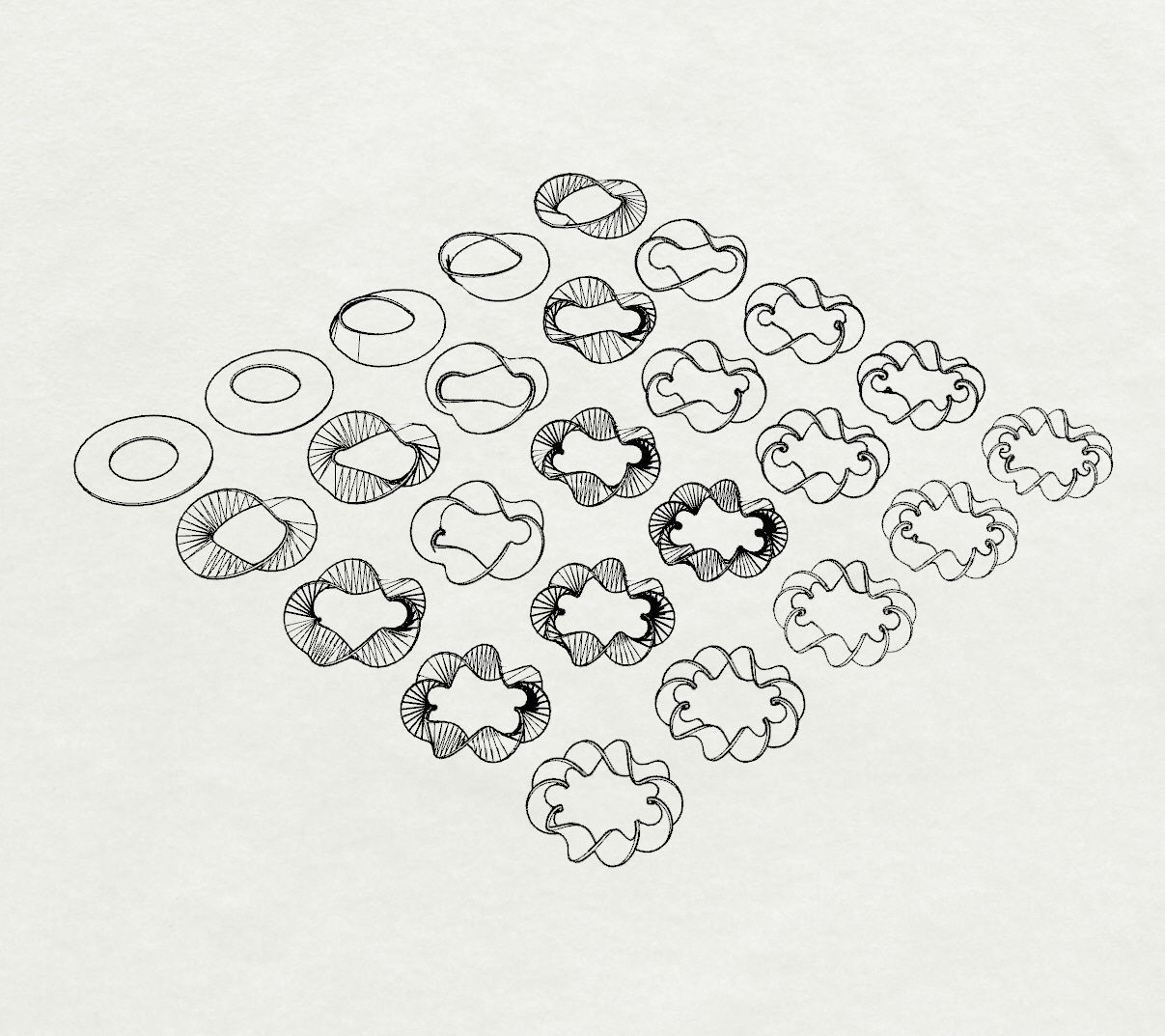 Mobius Ribbon 3D model 3D printable | CGTrader