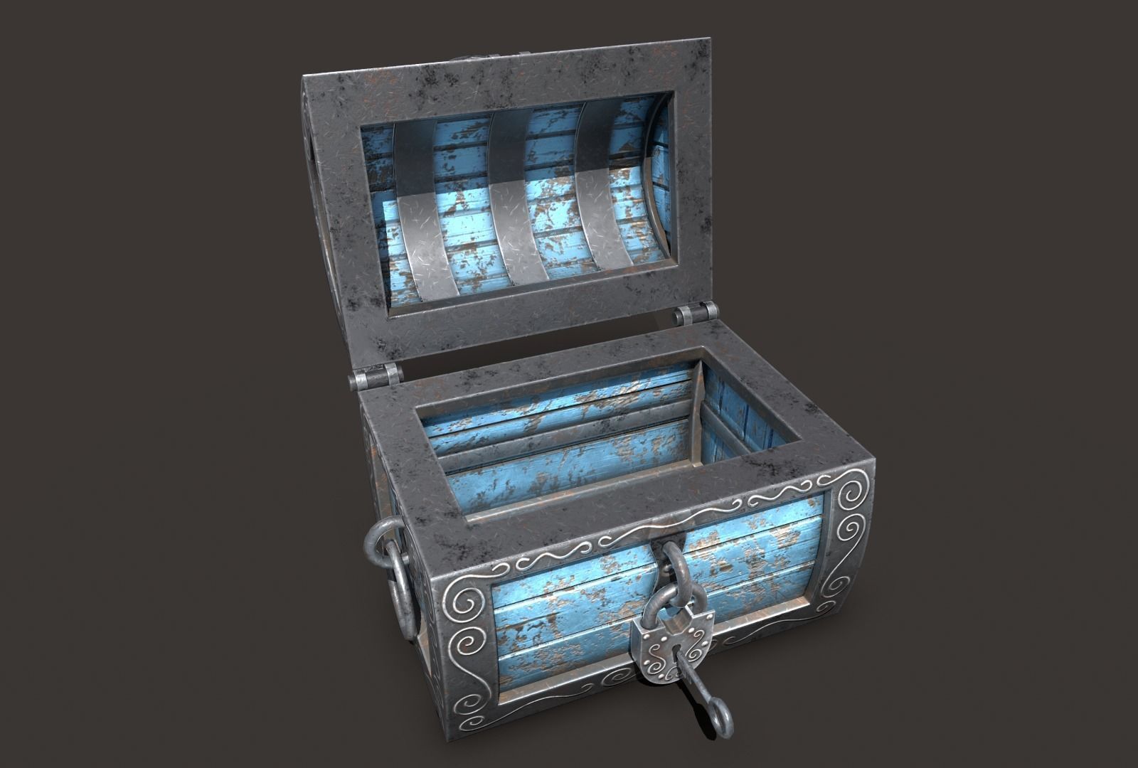 3D model magic chest VR / AR / low-poly | CGTrader