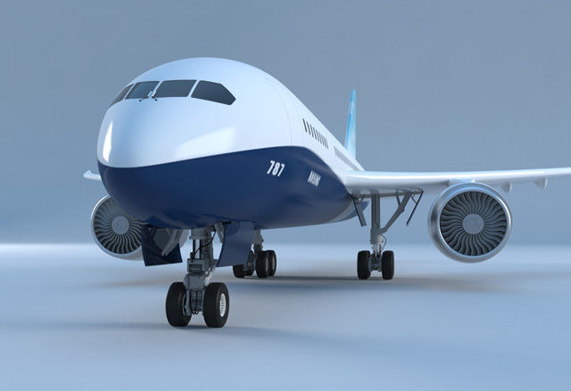 3D model Boeing-787 VR / AR / low-poly | CGTrader