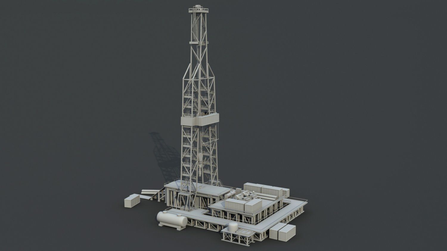 Oil tower 3D model | CGTrader