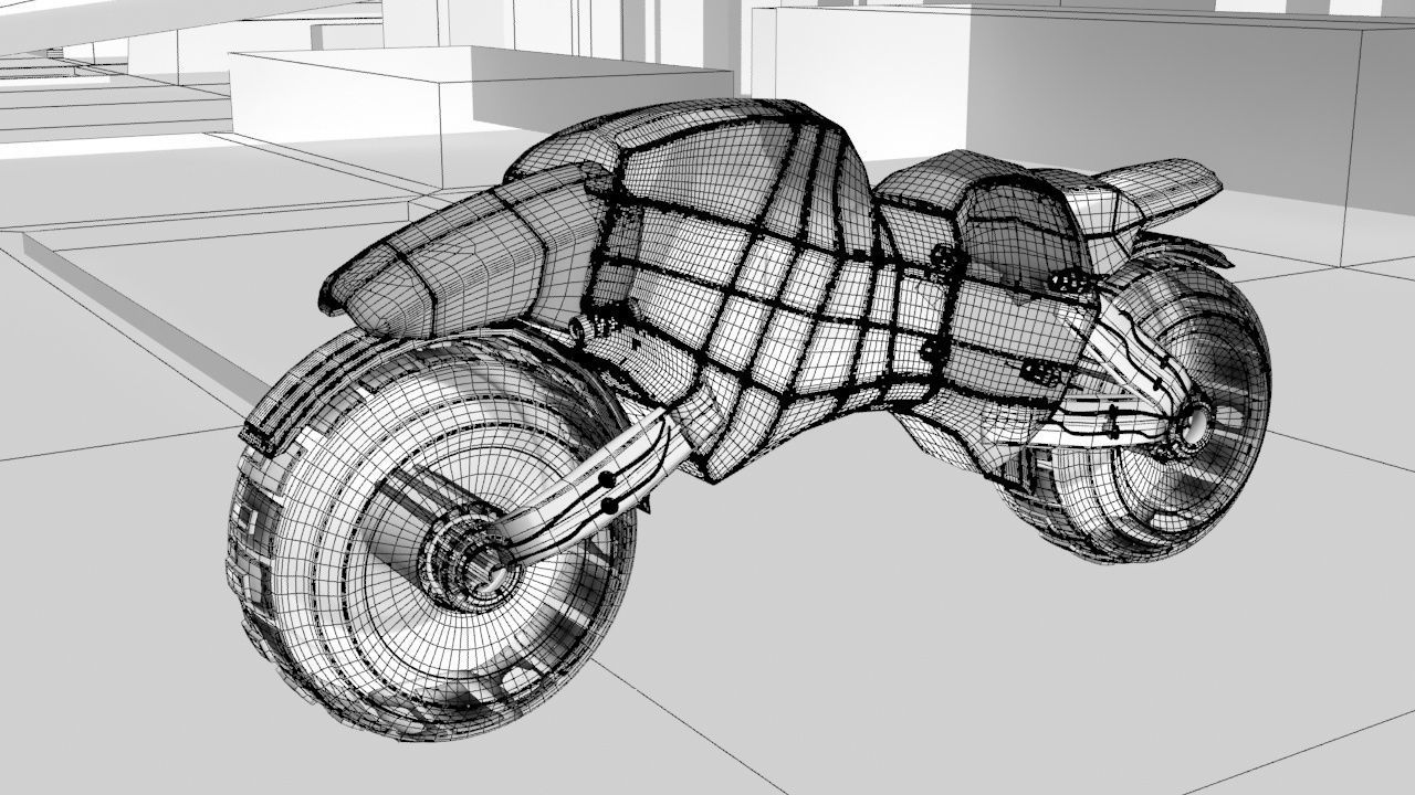 Panther X Scifi 3D Concept Bike 3D model | CGTrader