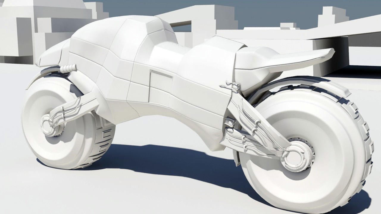 Panther X Scifi 3D Concept Bike 3D model | CGTrader