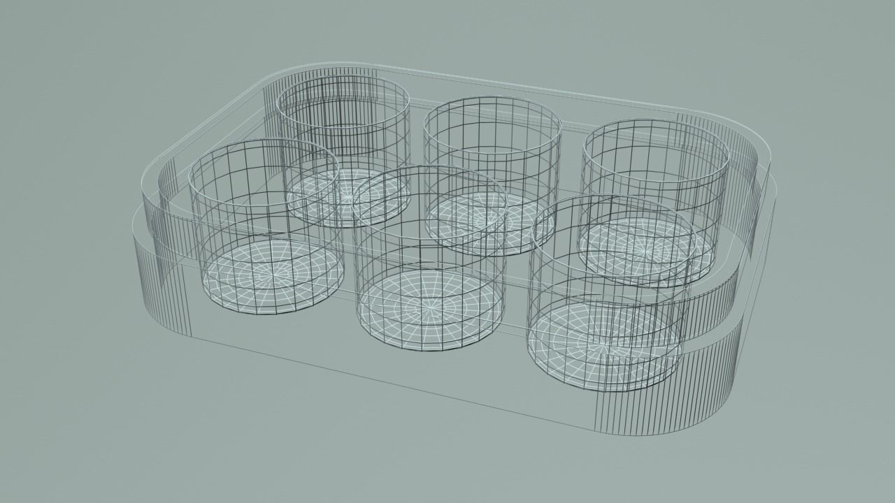 6 Wells Plate 3D model | CGTrader