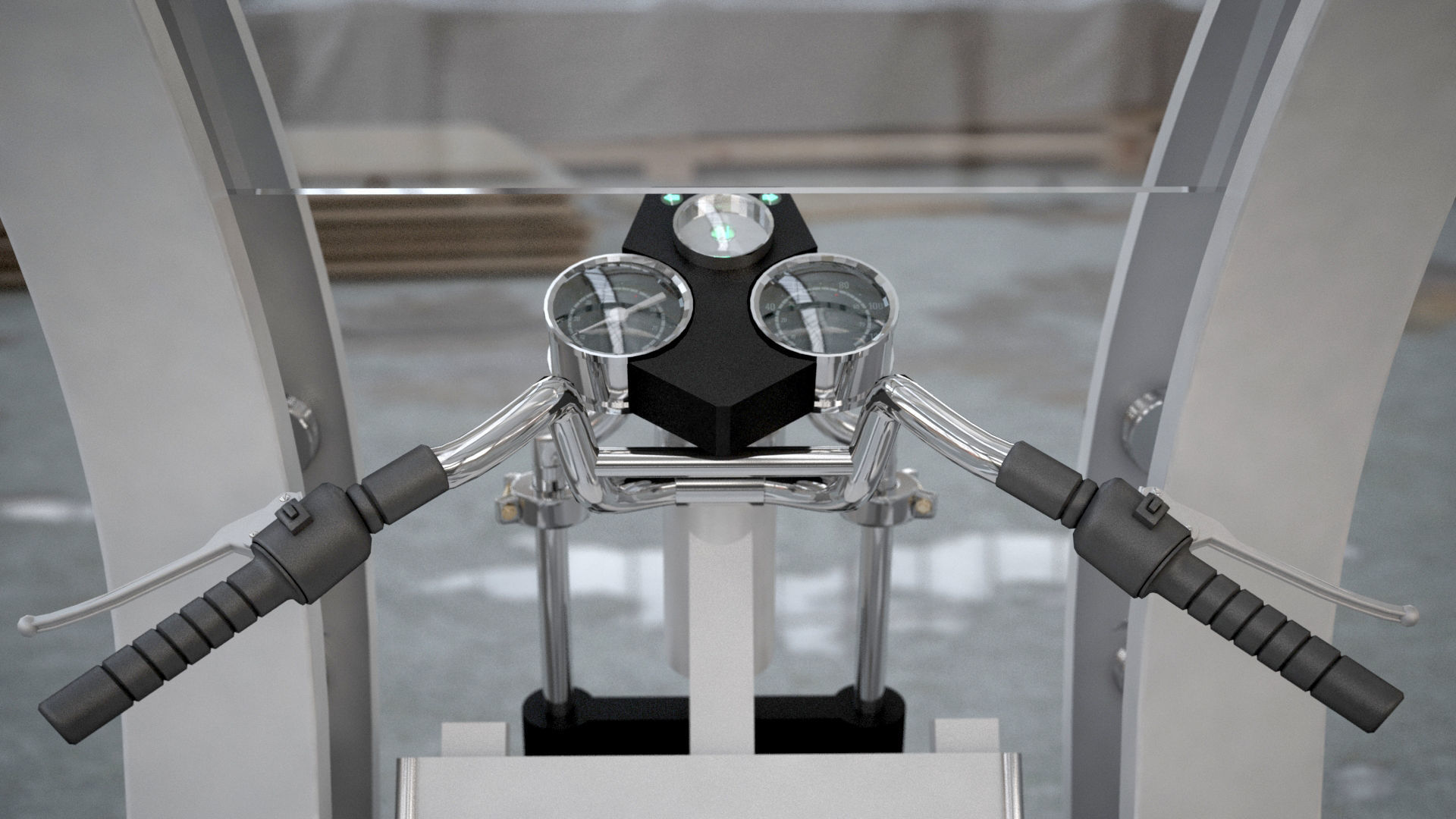 Electronic Future Rickshaw 3D model | CGTrader