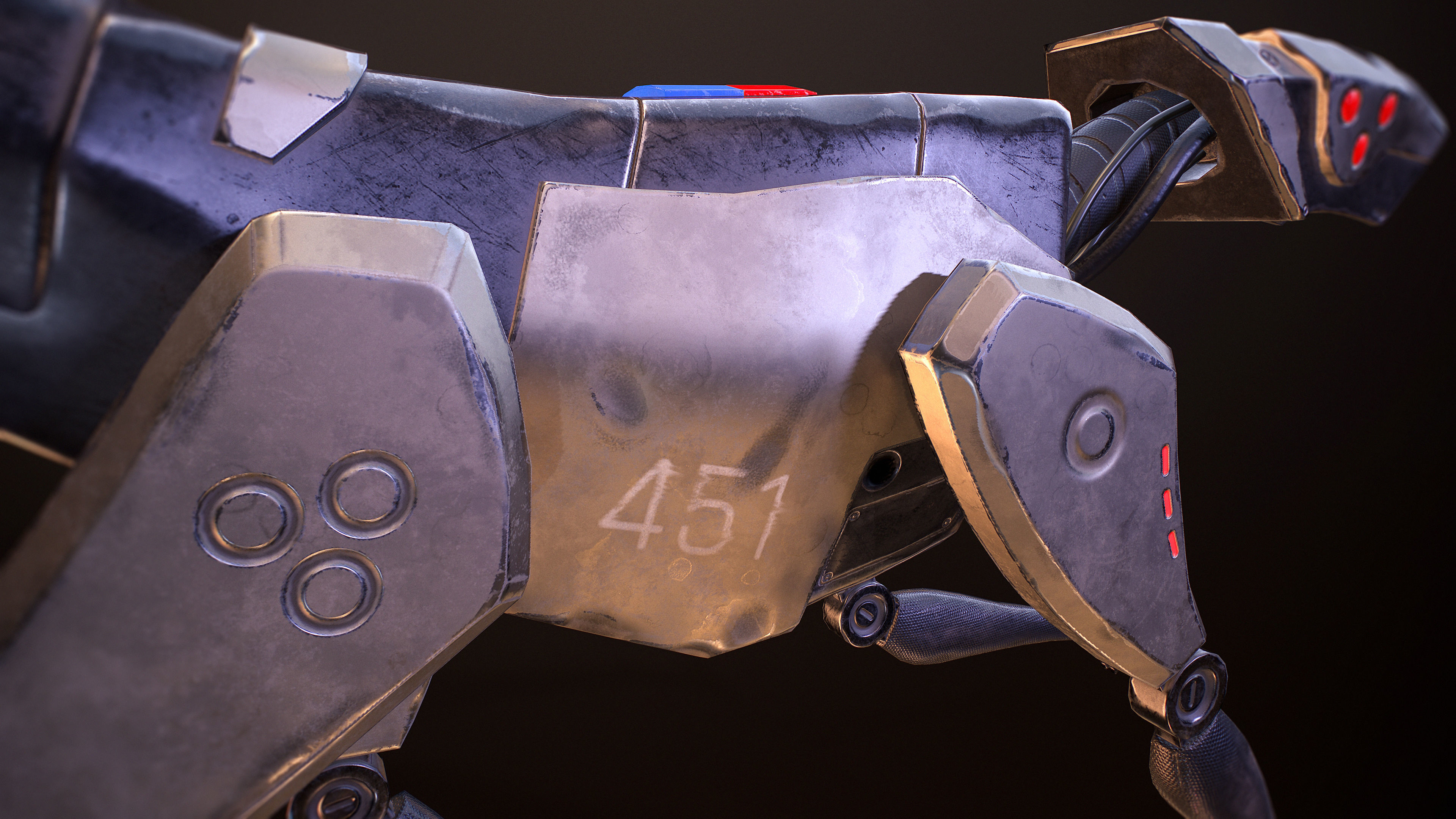 3D model Fahrenheit 451 Dog VR / AR / low-poly | CGTrader