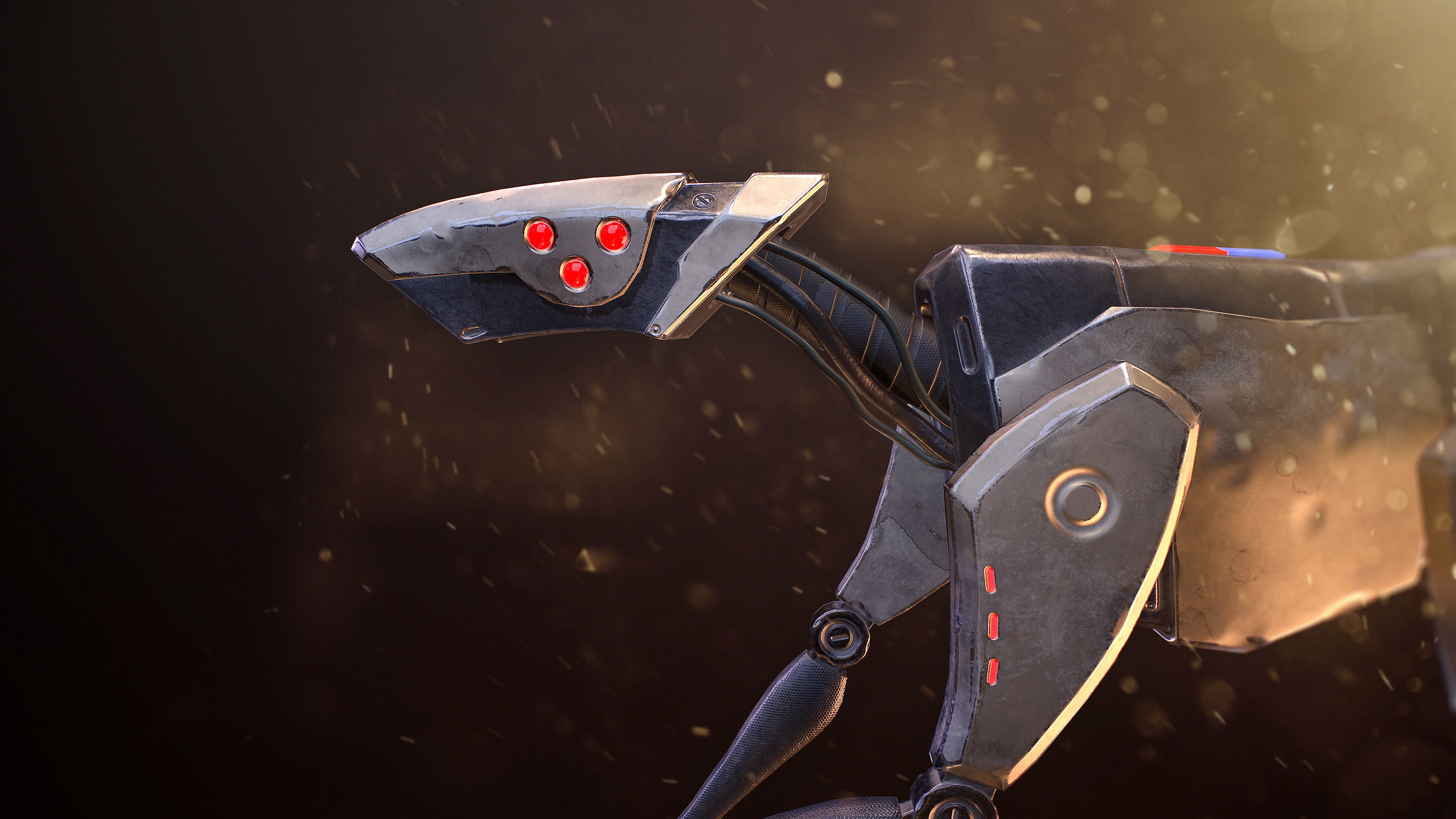 3D model Fahrenheit 451 Dog VR / AR / low-poly | CGTrader