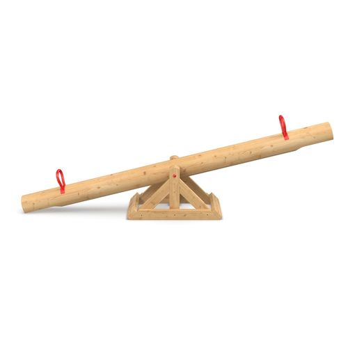 Teeterboard wooden cannon 3D model | CGTrader