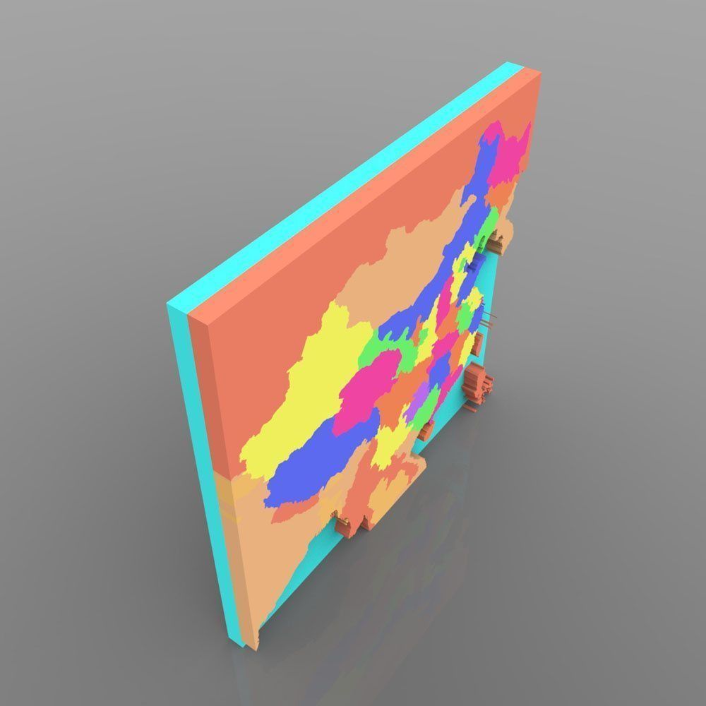 China Map 3D model | CGTrader