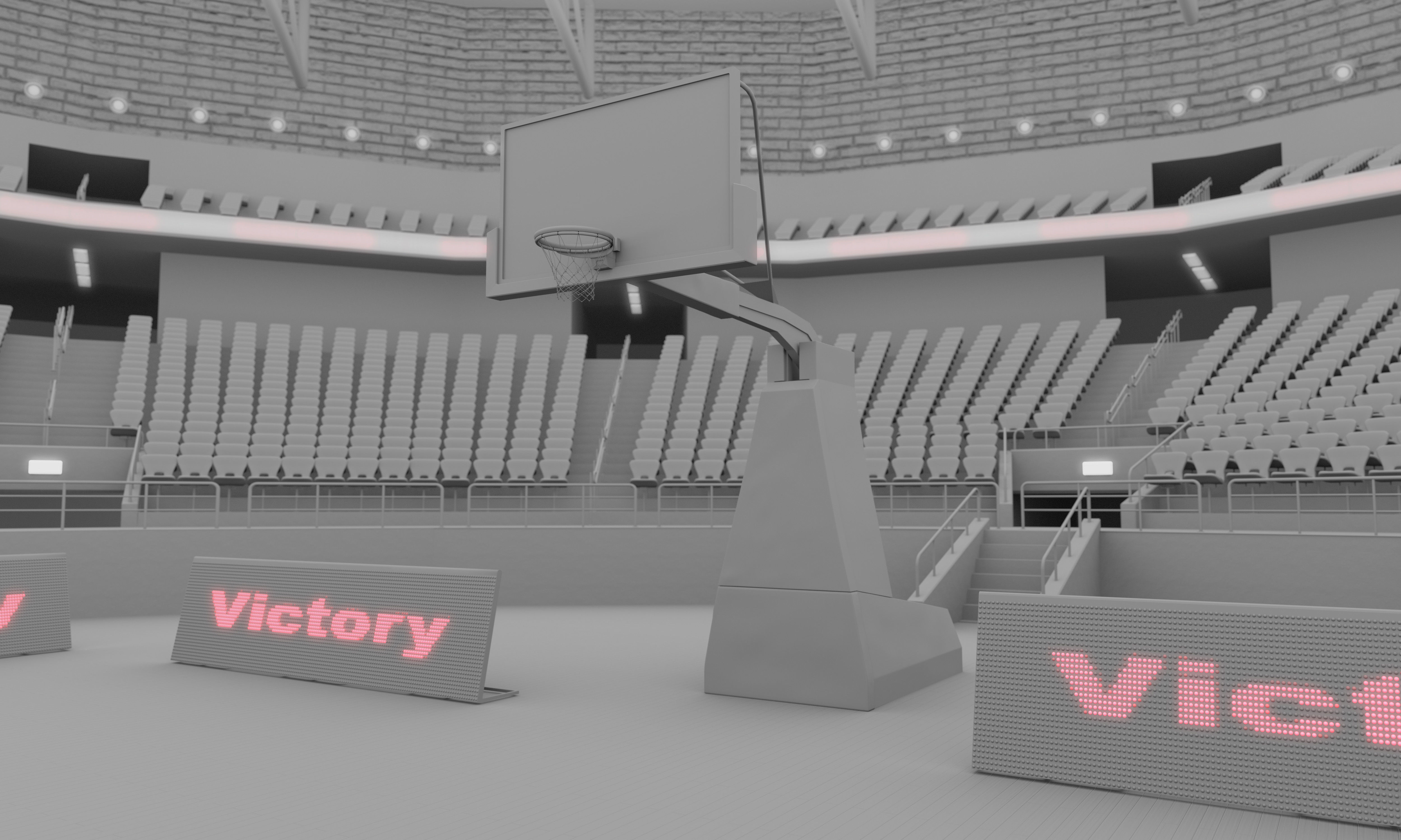 Basketball stadium 3D model | CGTrader