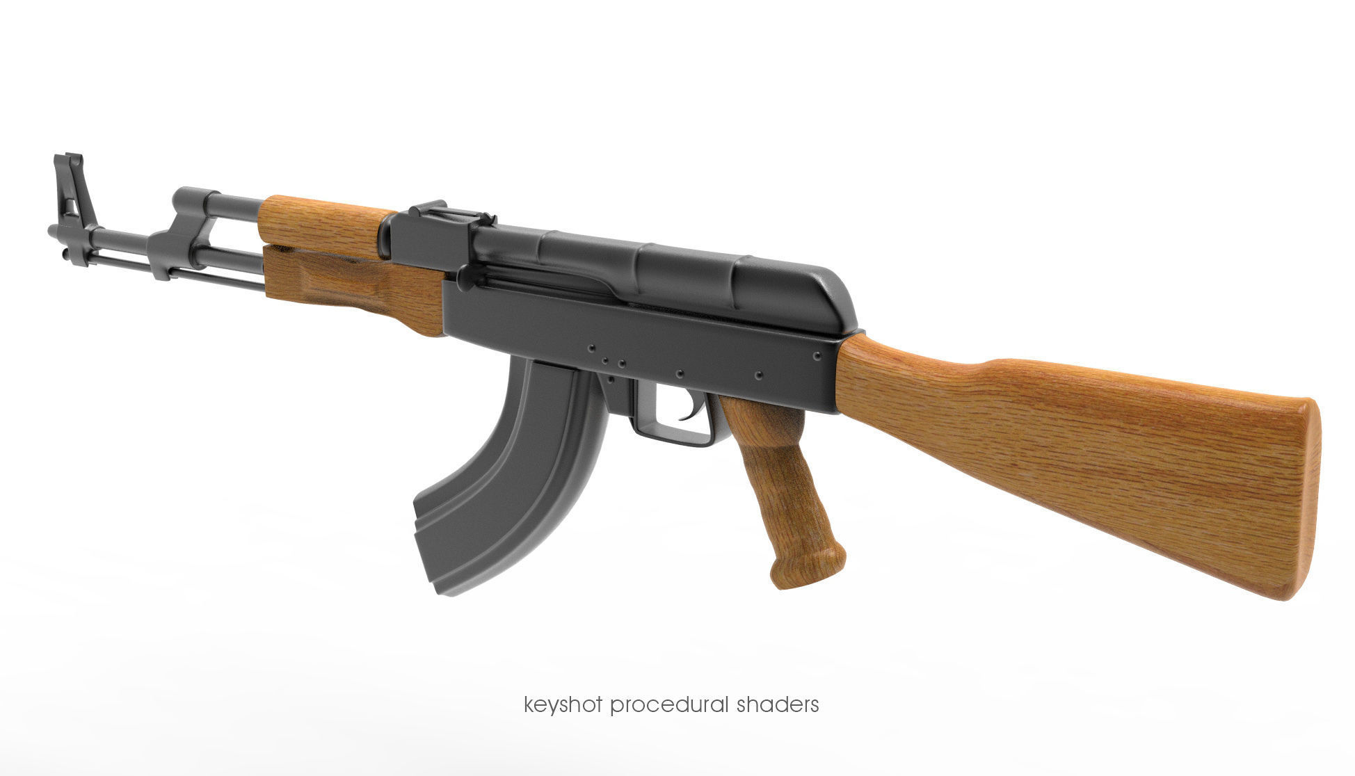 AK-47 free VR / AR / low-poly 3D model rigged | CGTrader