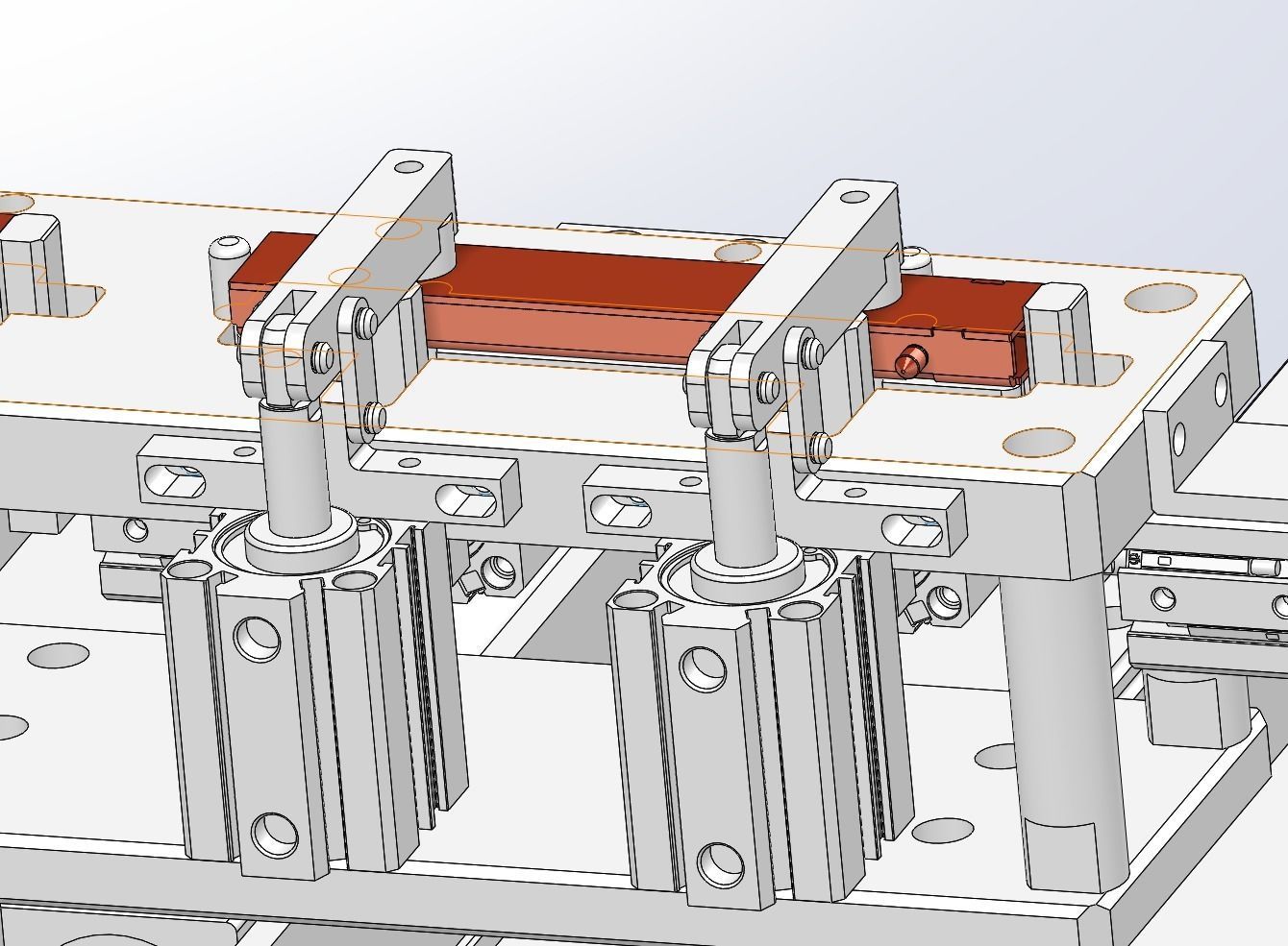 Hinge locating mechanism 3D model | CGTrader