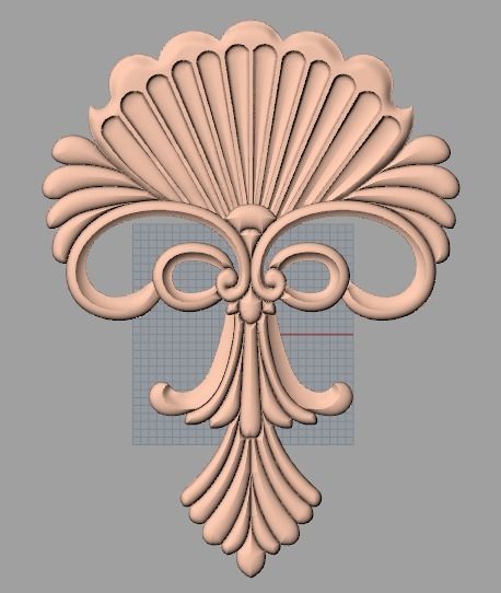 Artcam 3D relief STL models for CNC woodworking E106 3D model | CGTrader