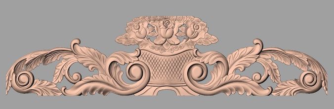 Artcam 3D relief STL models for CNC woodworking E123 3D model | CGTrader