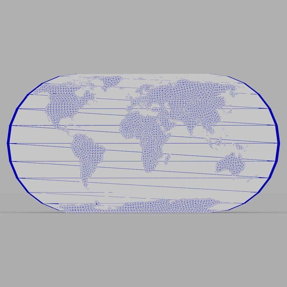 World Map in 3ds and obj format 3D model | CGTrader