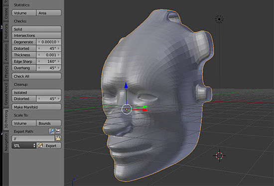 The Face key ring 3D model 3D printable | CGTrader