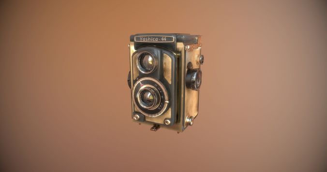 3D model Old Camera 4K texture VR / AR / low-poly | CGTrader