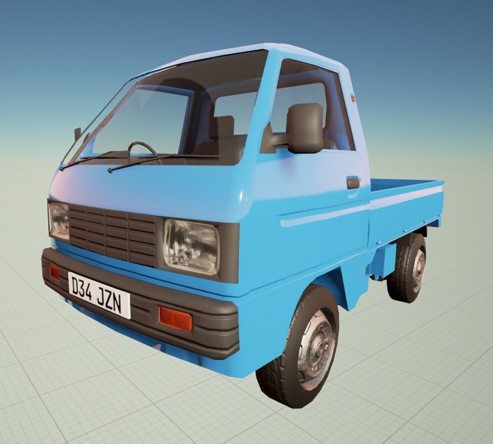 3D model Low poly van VR / AR / low-poly | CGTrader
