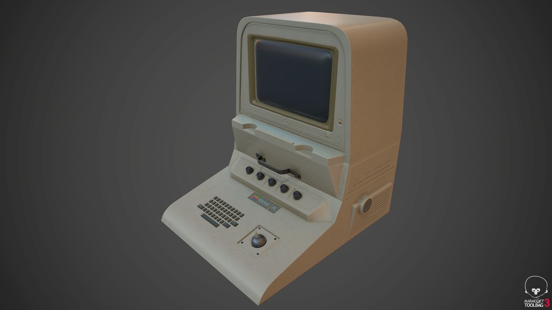 3D model old computer VR / AR / low-poly | CGTrader