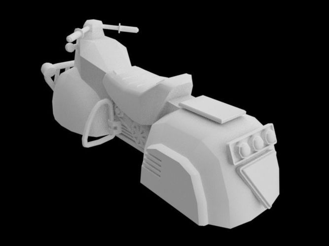 3D model Space Bike VR / AR / low-poly | CGTrader
