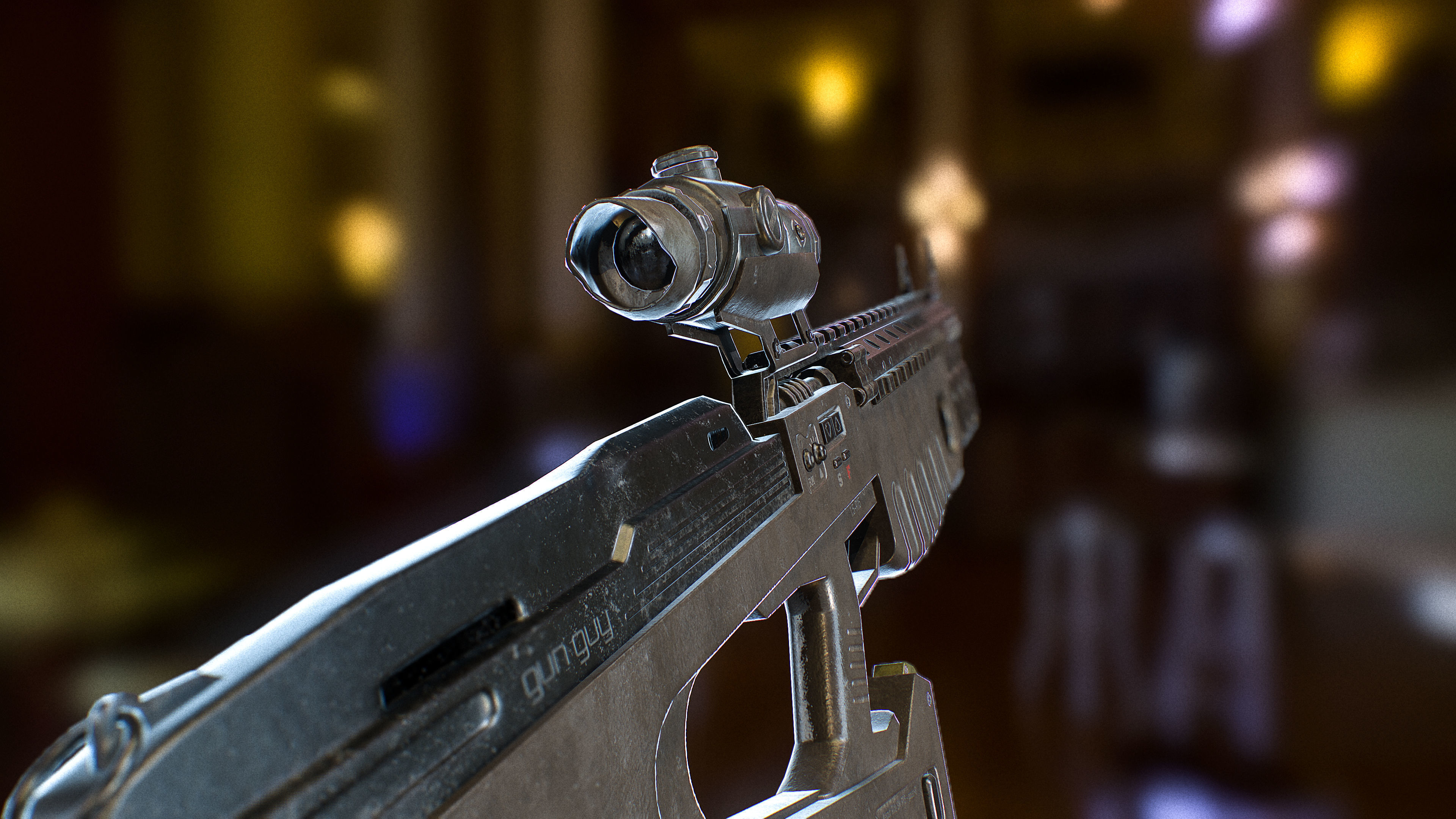 3D model Gauss Rifle VR / AR / low-poly | CGTrader