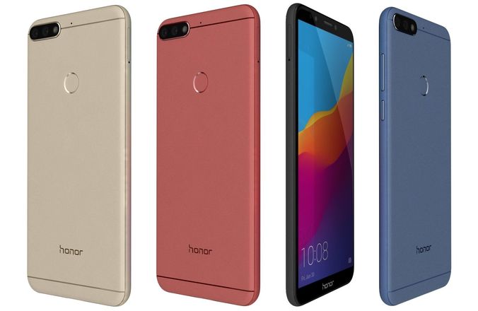 Honor 7C All Colors 3D model | CGTrader