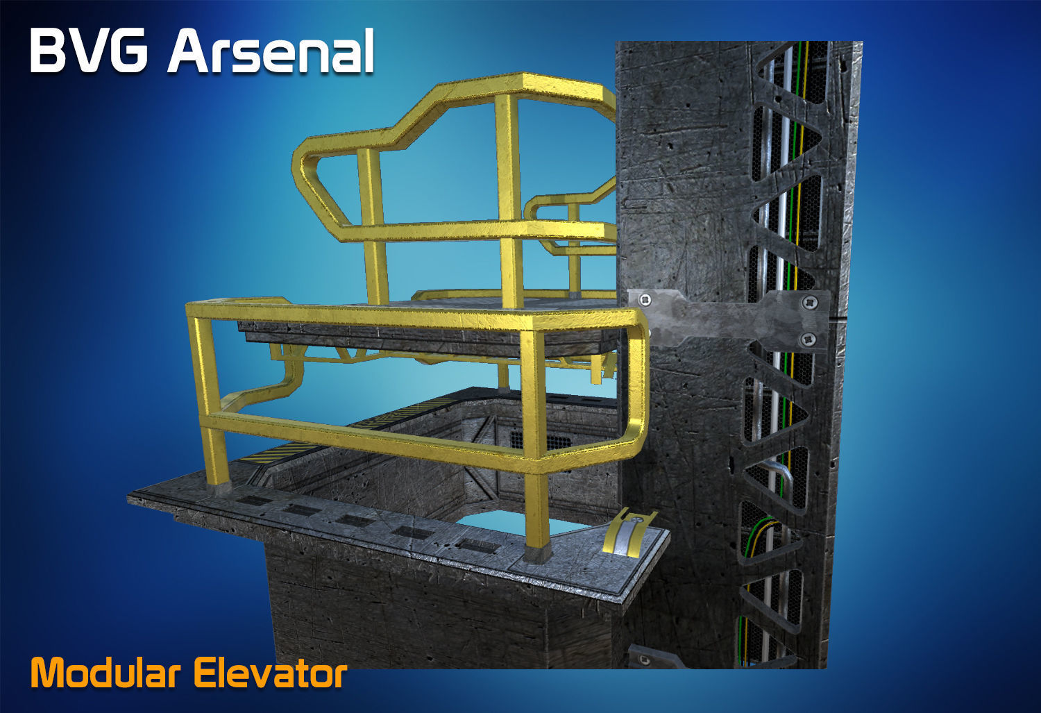 3D model Modular Elevator - HQ VR / AR / low-poly | CGTrader