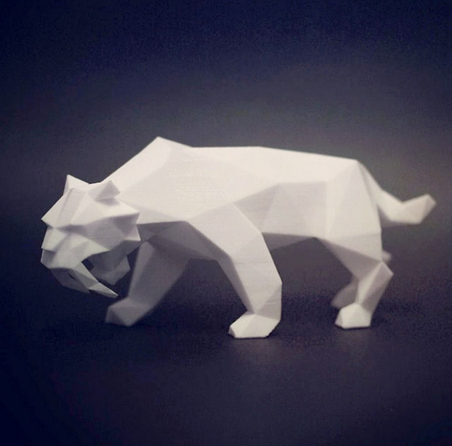 Saber Toothed Tiger 3D model 3D printable | CGTrader