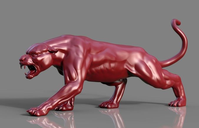 Powerful panther 3D model | CGTrader