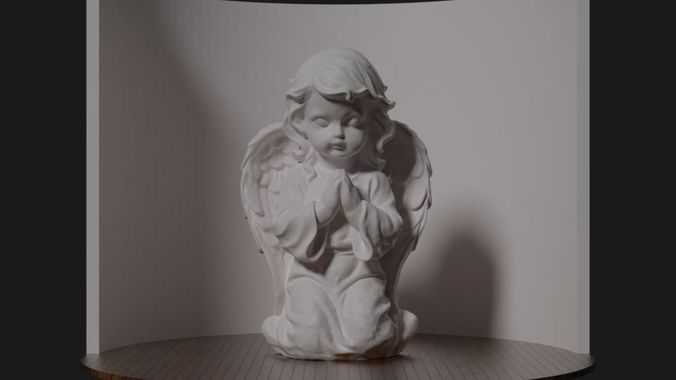3D Angel -Digital Scan 3D printable 3D model | CGTrader