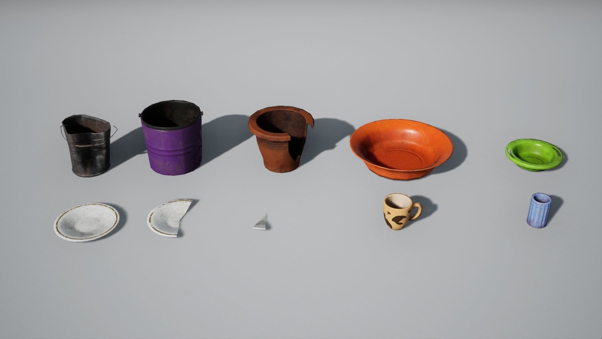 3D model Rubble Debris Trash Pack VR / AR / low-poly | CGTrader