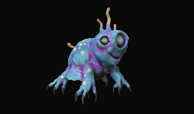 Aquatic Alien free 3D model | CGTrader