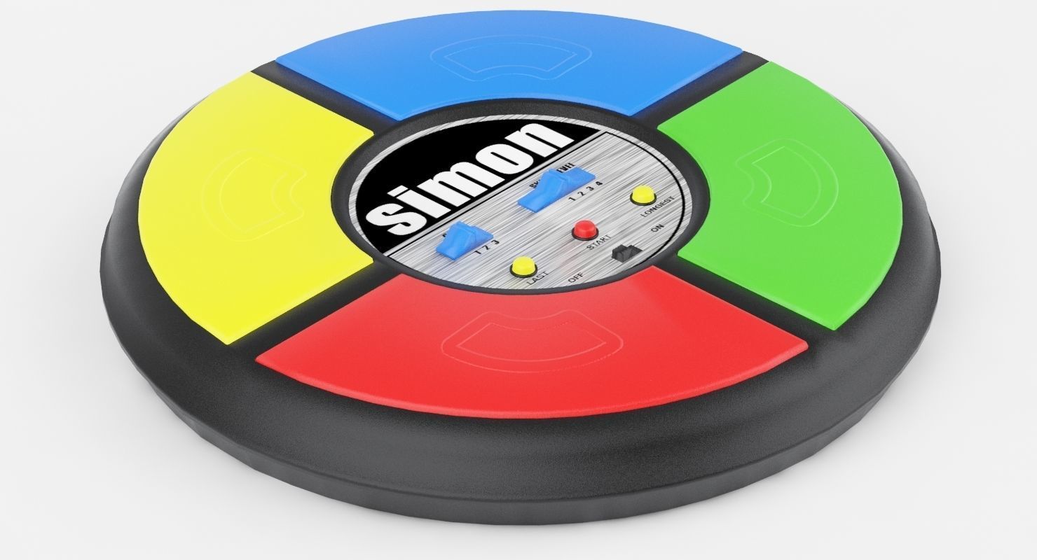 3D model Old Simon Game VR / AR / low-poly | CGTrader