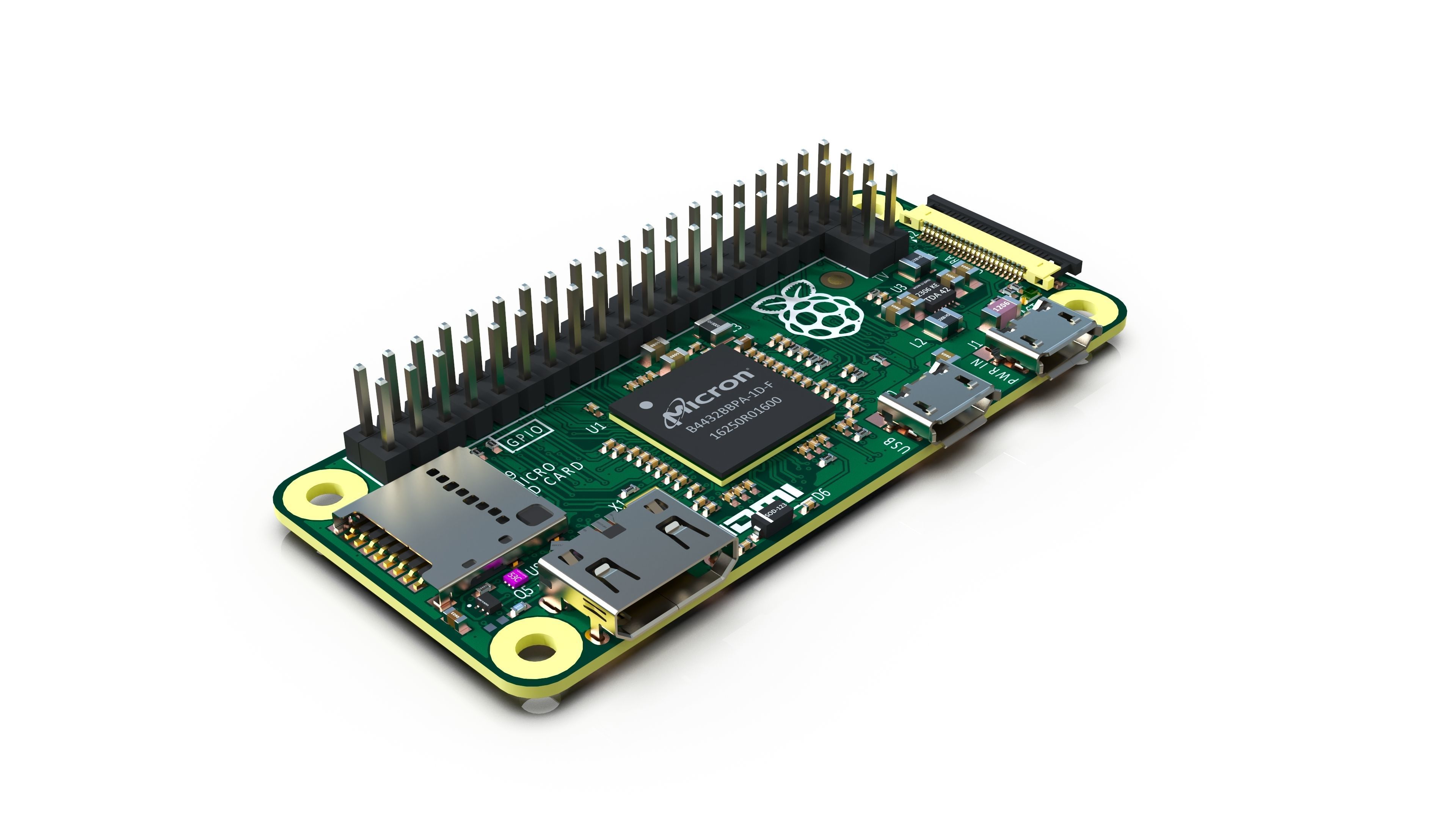 Raspberry Pi Zero - Reverse engineering 3D model | CGTrader