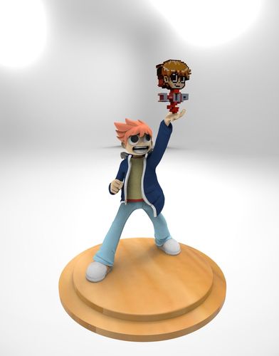scott pilgrim 3D model 3D printable | CGTrader