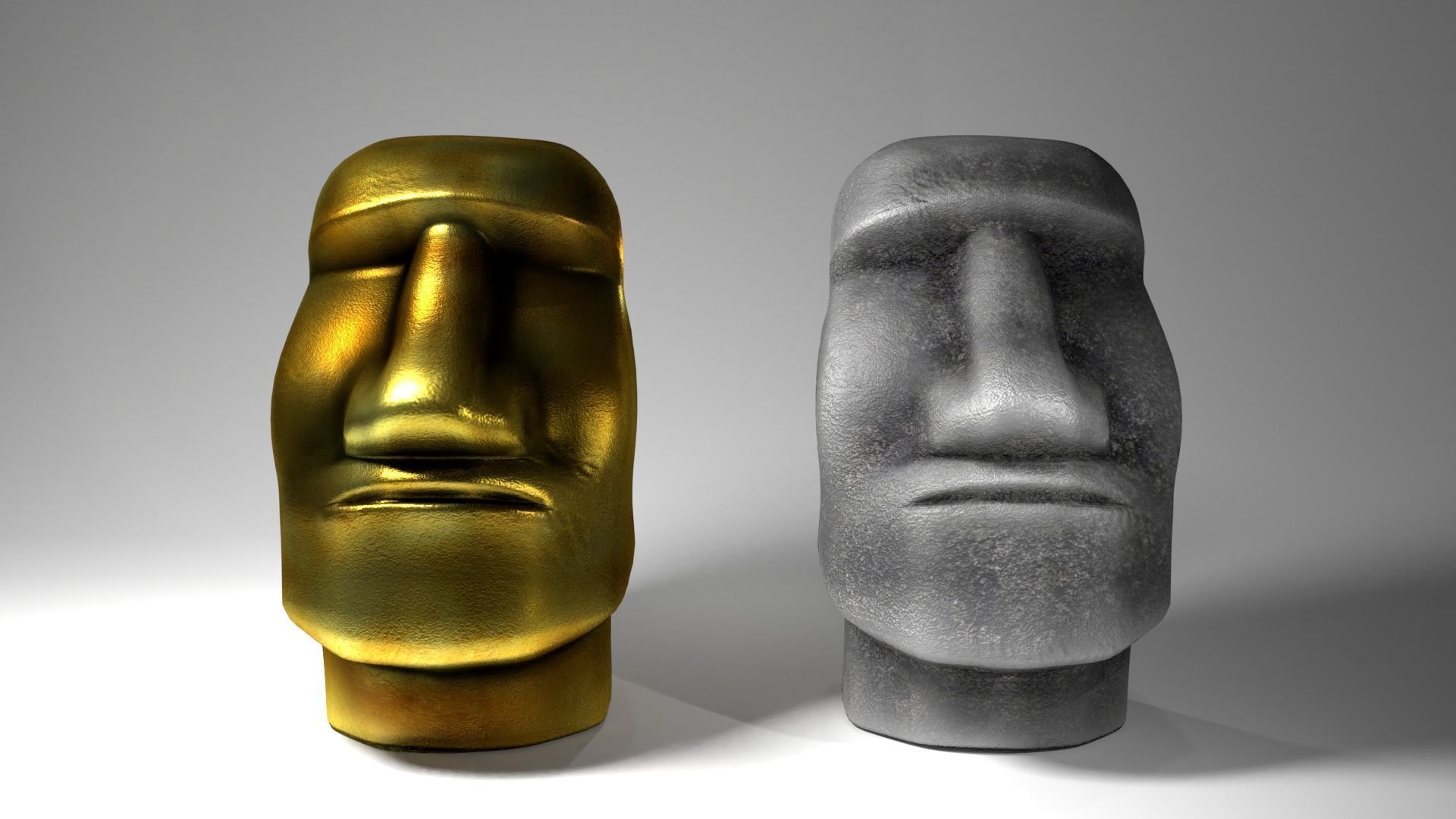 3D Moai statue | CGTrader