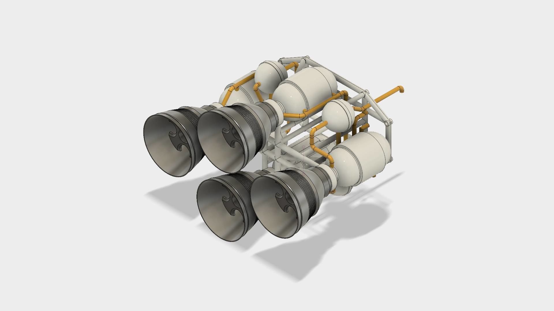 Space 1999 Eagle Transporter 3D model 3D printable | CGTrader
