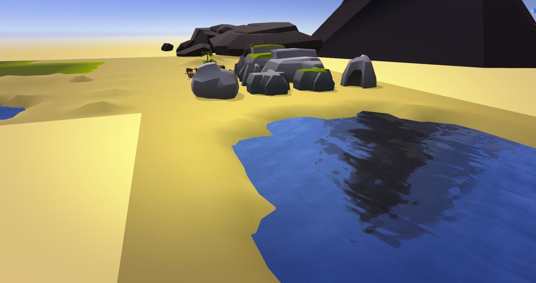 Low Poly Beach Pack free VR / AR / low-poly 3D model | CGTrader