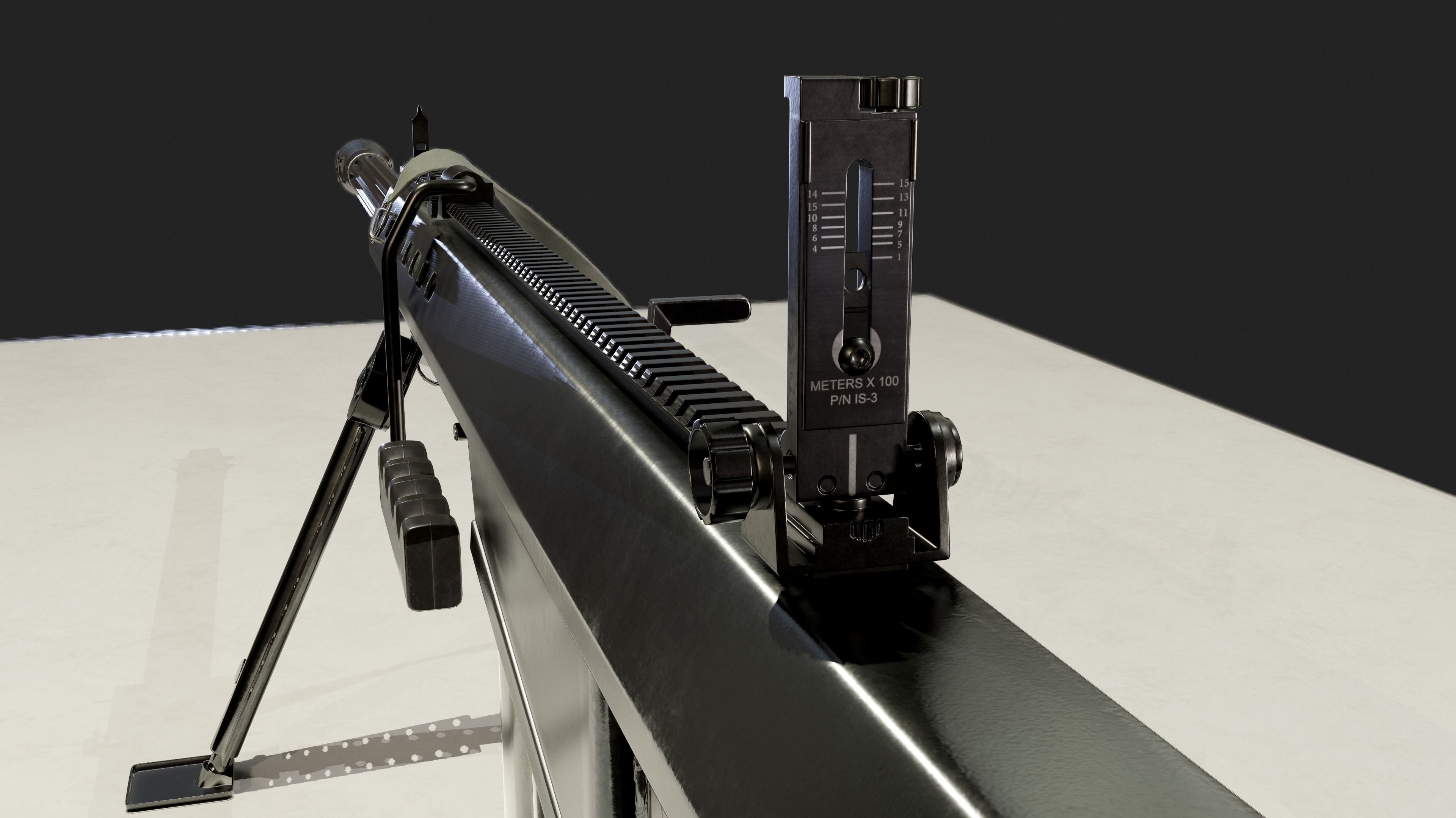 3D model Barrett M82A1 VR / AR / low-poly | CGTrader