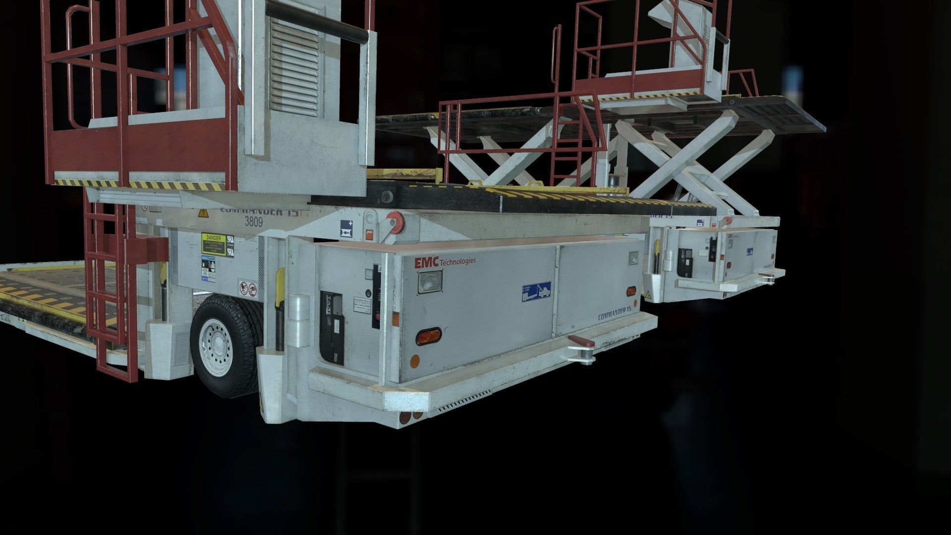 3D model Airport Cargo Loader VR / AR / low-poly | CGTrader