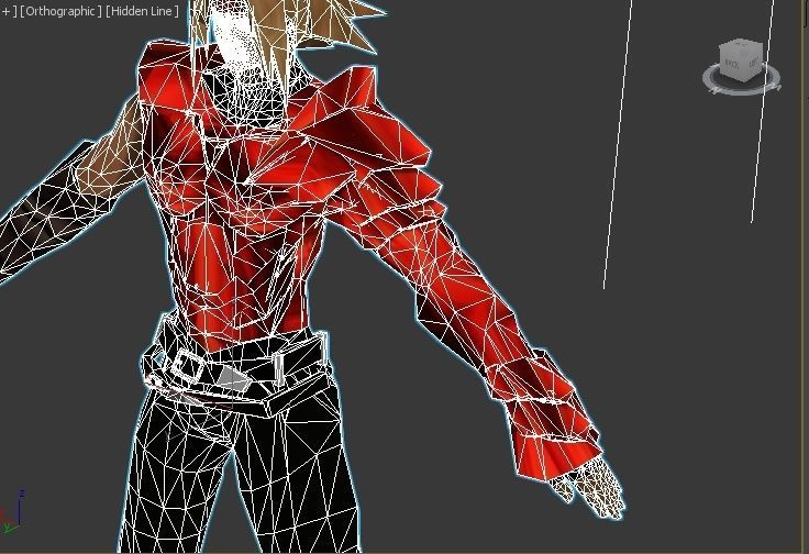 3D model Dart the legend of dragoon VR - AR - low-poly 3D model VR / AR ...