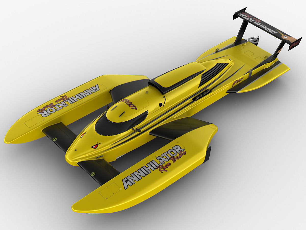 Hydroplane Boat Annihilator 3D model | CGTrader