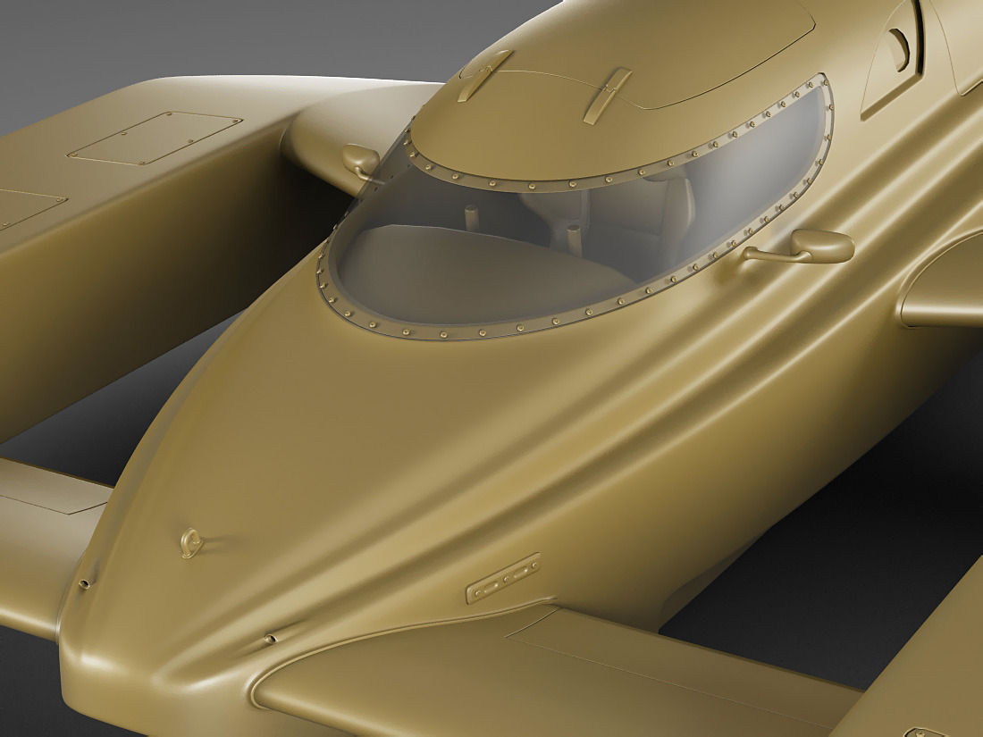 Hydroplane Boat Annihilator 3D model | CGTrader